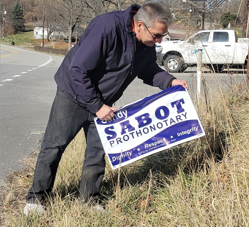 Cleaning up or stealing signs? - Observer-Reporter